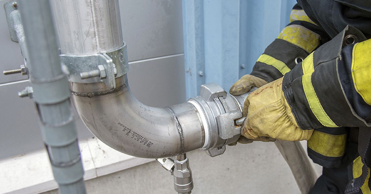 Dry riser pipes for the fire department | Nesco